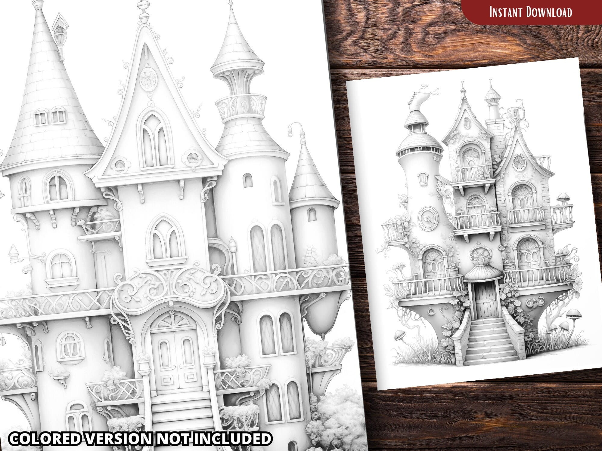 Cute House Coloring Pages for Adults and for Kids Coloring Pages ...