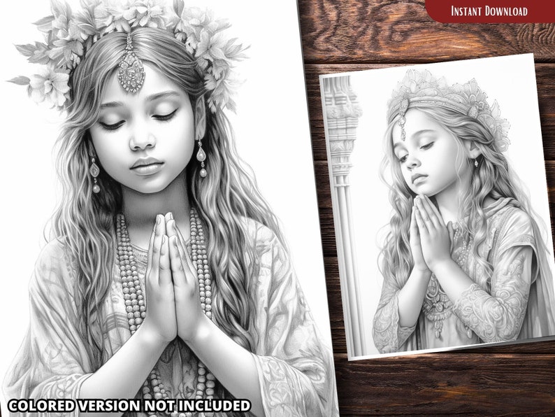 People Praying Coloring Pages for Adults and for Kids for Relax and ...