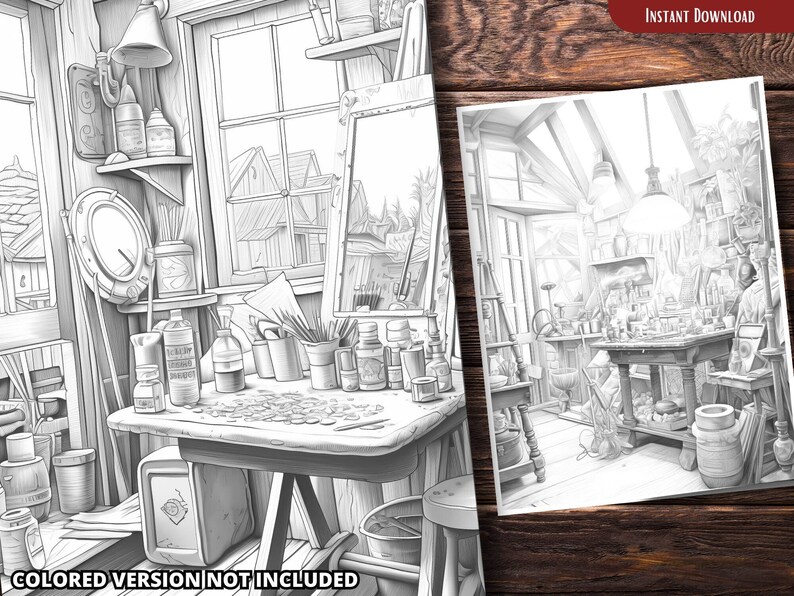 Colorist Studio Coloring Pages for Adults and for Kids for Relax and ...