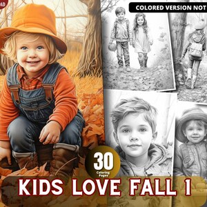 Kids Love Fall Coloring Pages for Adults and for Kids for Relax and ...
