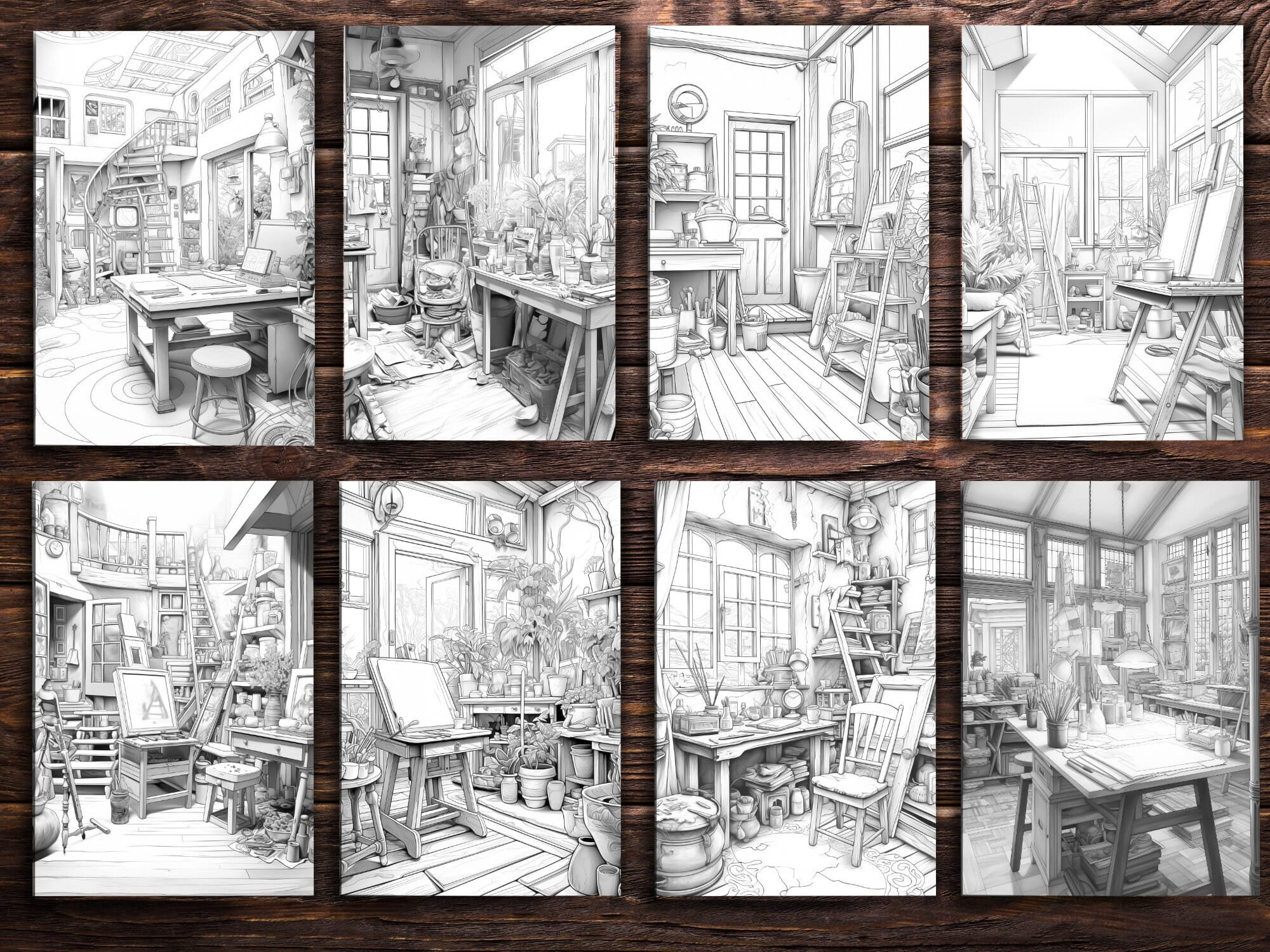 Colorist Studio Coloring Pages for Adults and for Kids for Relax and ...