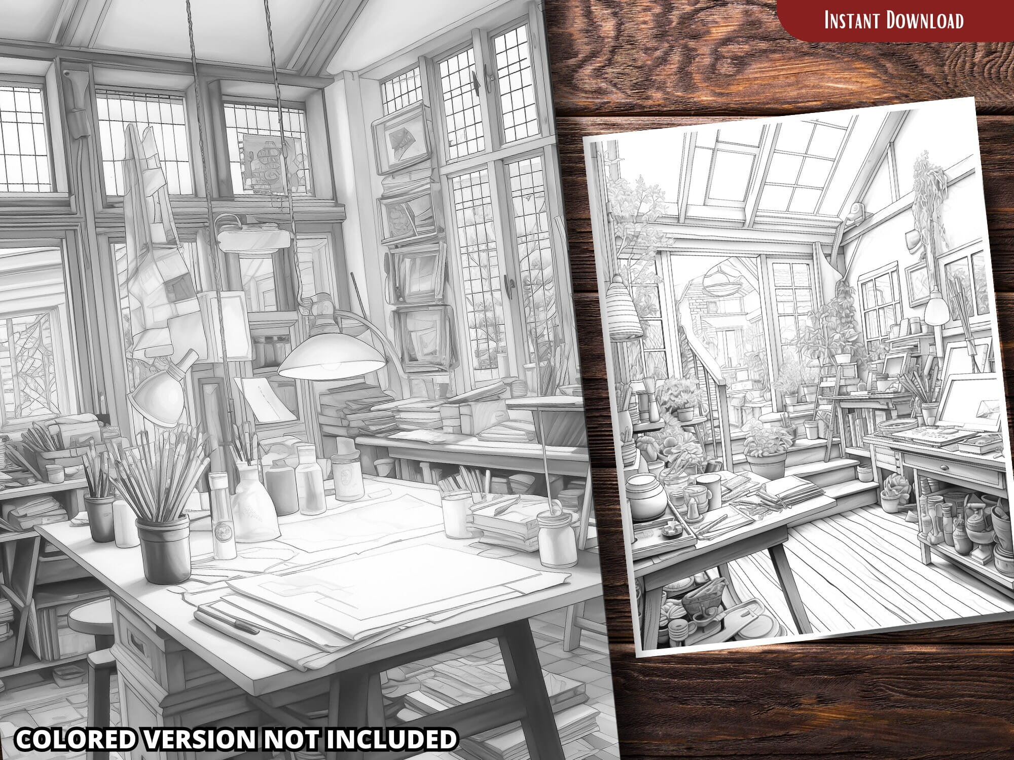 Colorist Studio Coloring Pages for Adults and for Kids for Relax and ...