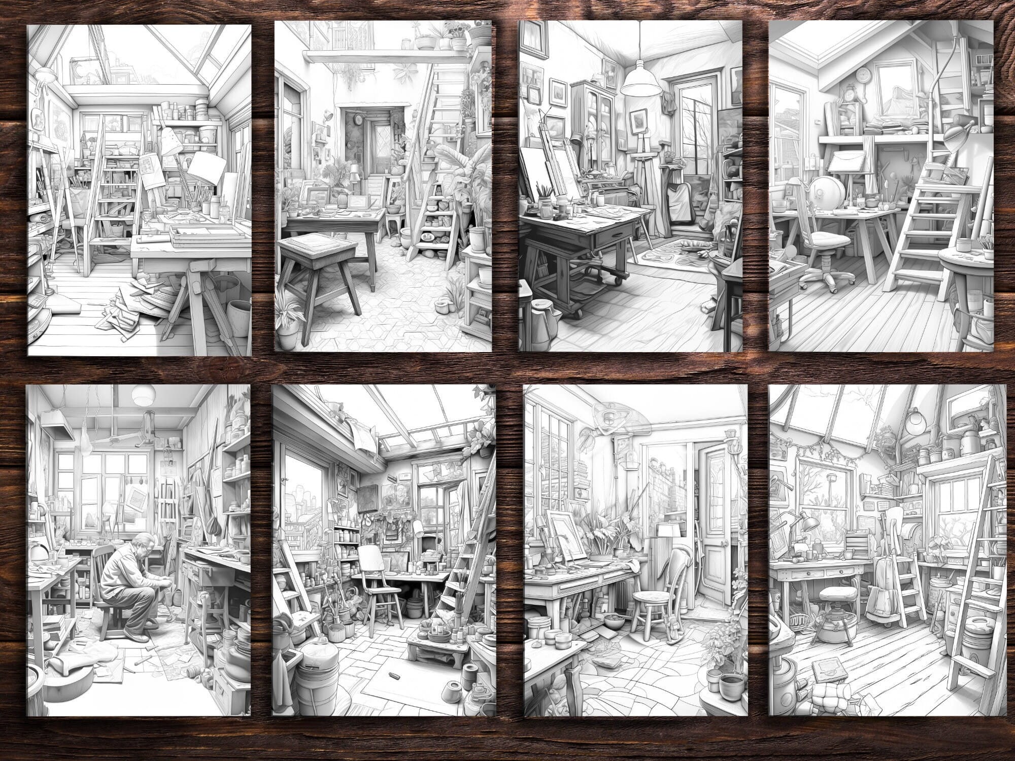 Colorist Studio Coloring Pages for Adults and for Kids for Relax and ...
