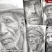 Portrait of an Old Man Coloring Pages for Adults and for Kids for Relax ...