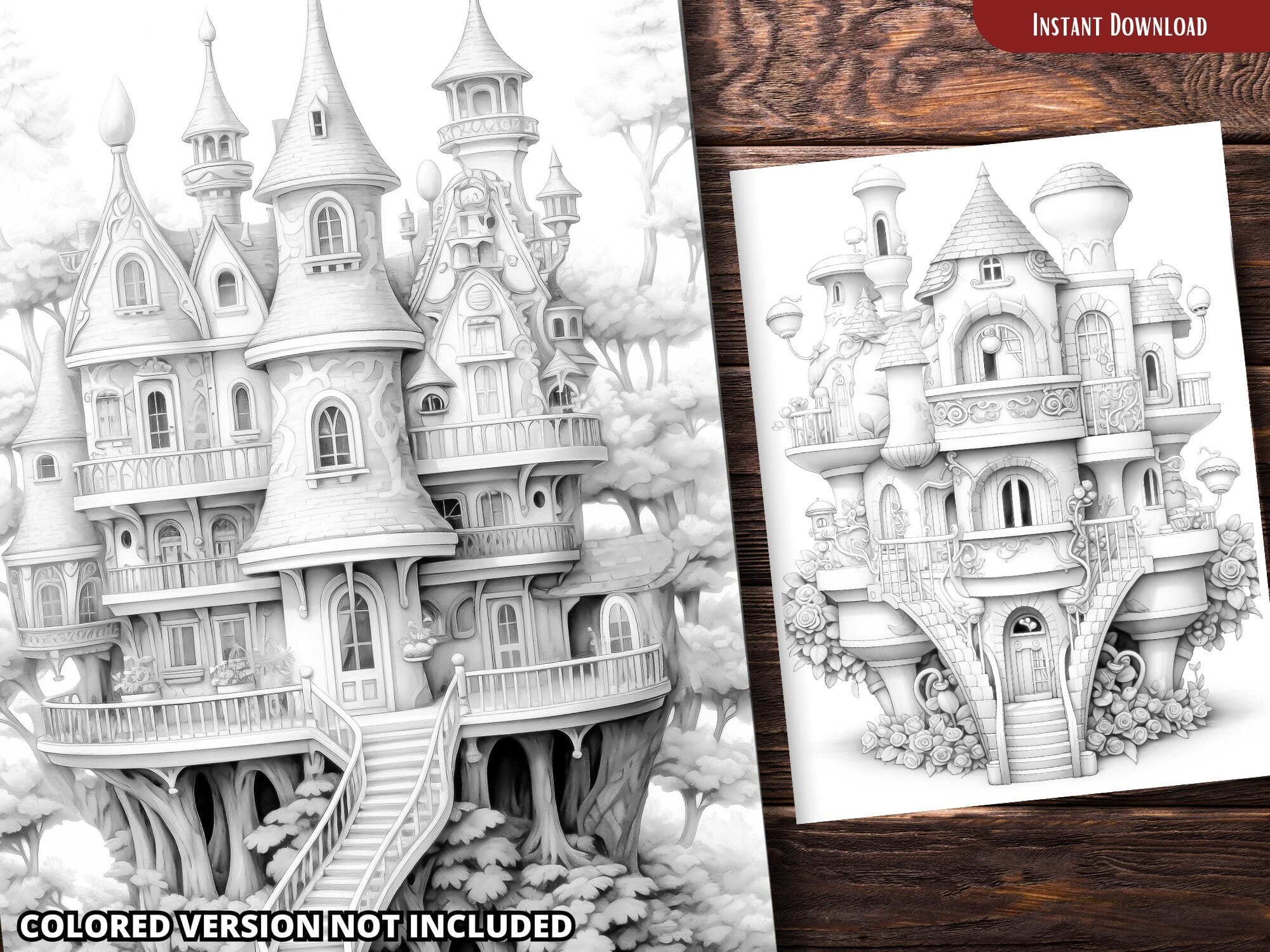 Cute House Coloring Pages for Adults and for Kids Coloring Pages ...