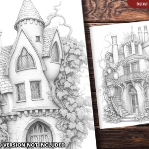 Magician's House Coloring Pages for Adults and for Kids for Relax and ...
