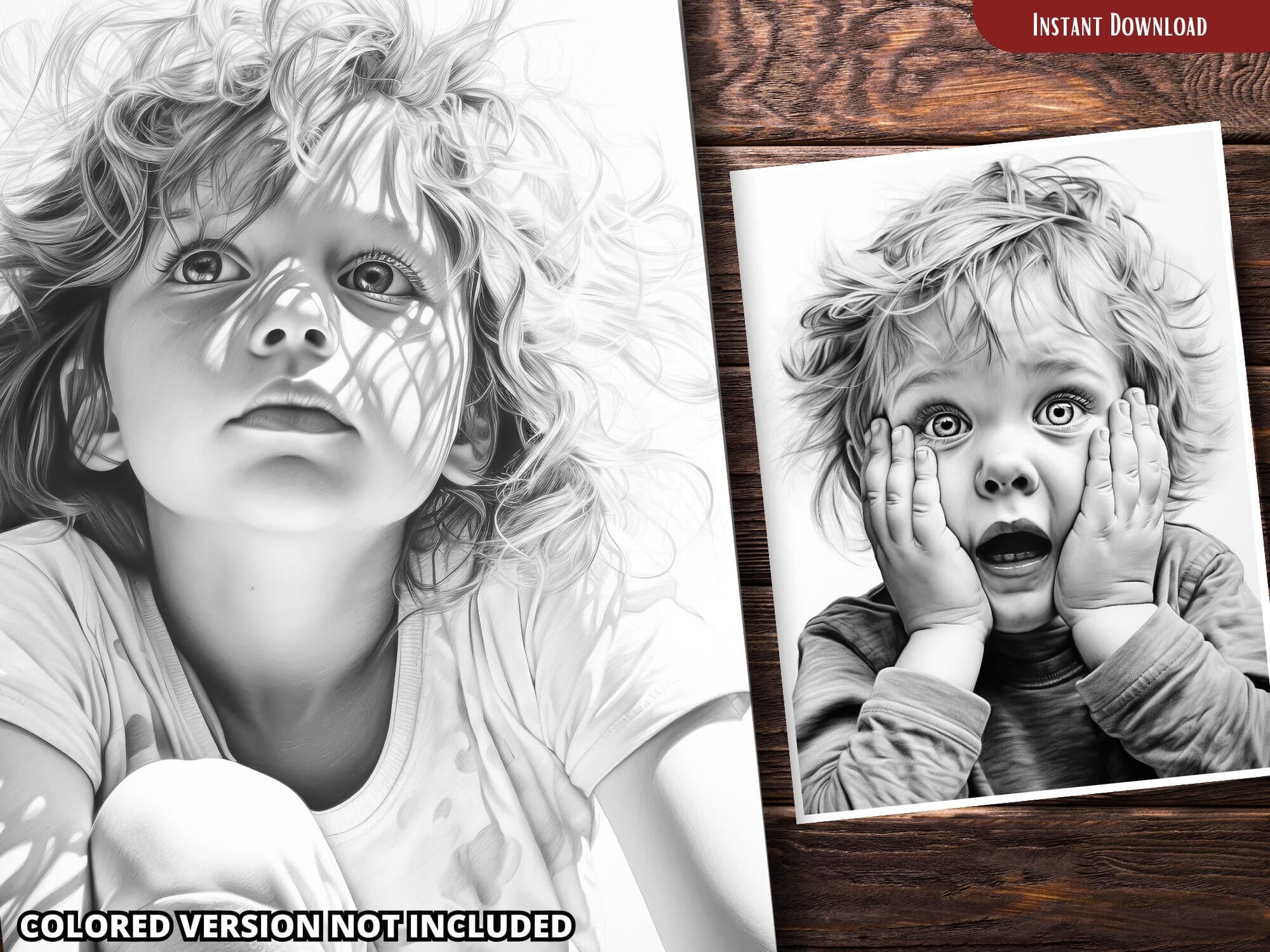 Memories of Childhood Coloring Pages for Adults and for Kids for Relax ...