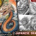 Japanese Dragon Coloring Pages for Adults and for Kids for Relax and ...