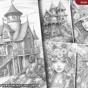 2 Mix of Coloring Pages for Adults and for Kids for Relax and Stress ...