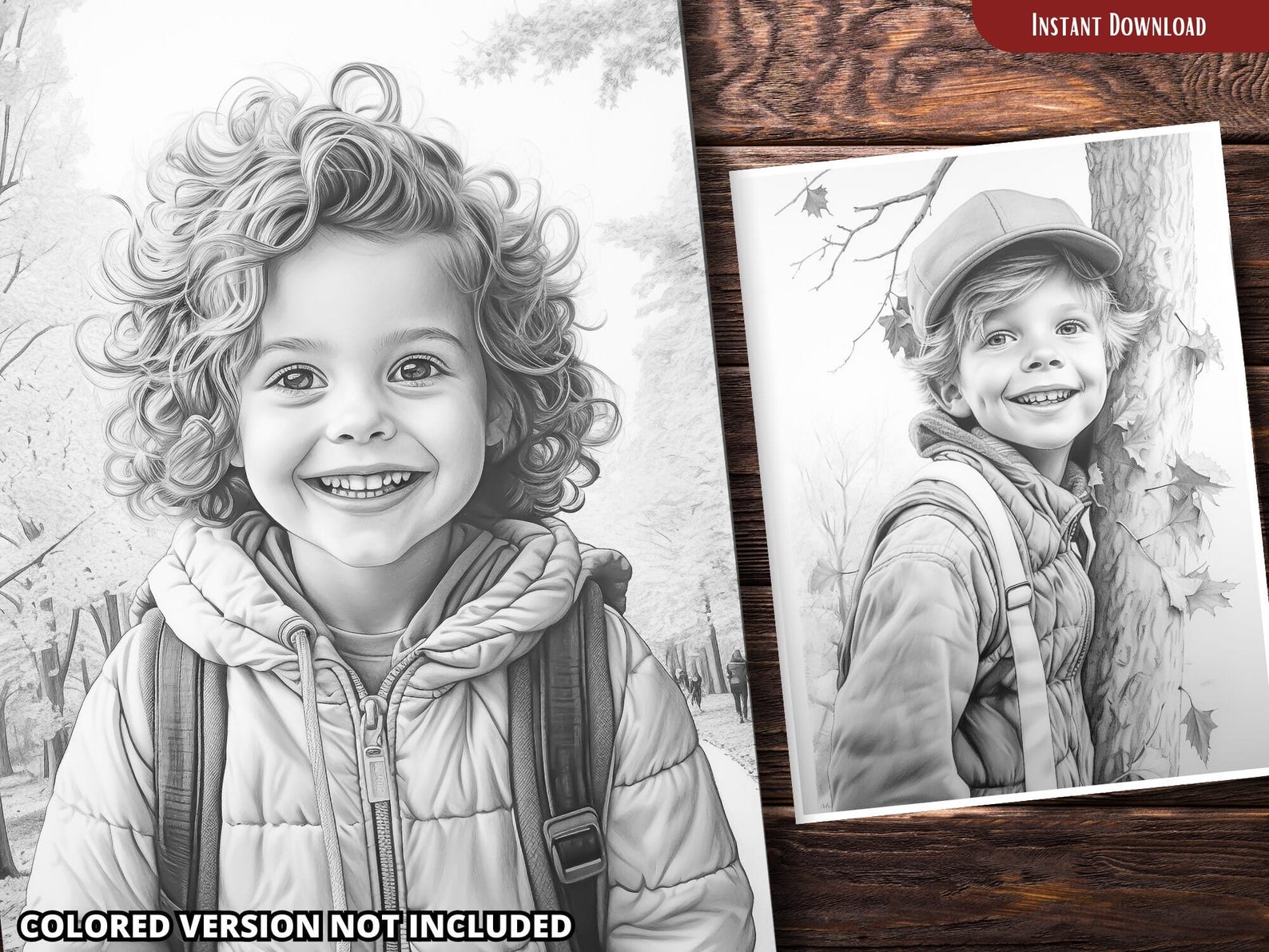 Kids Love Fall Coloring Pages for Adults and for Kids for Relax and ...
