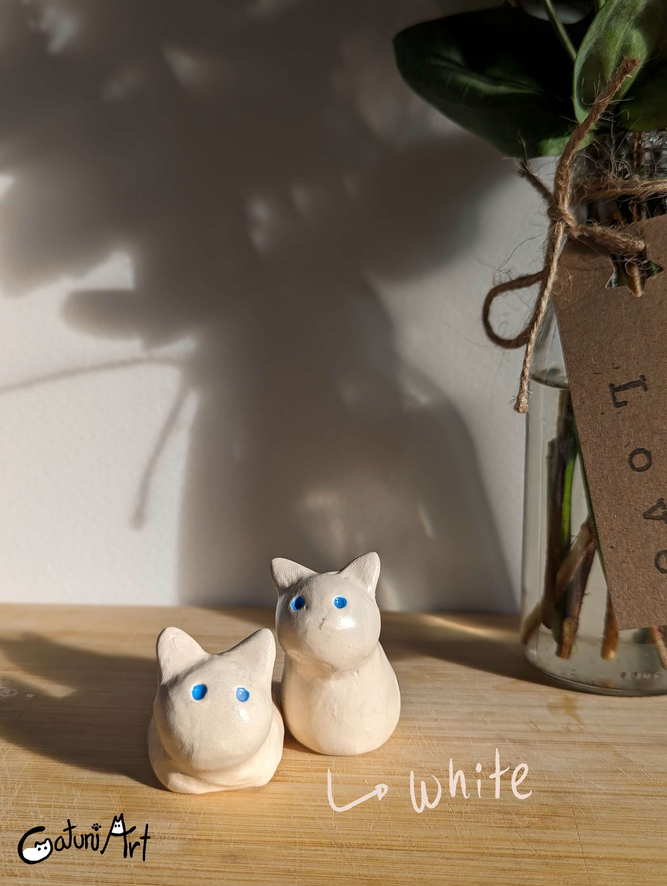 Polymer Clay Cat Figurines Customisable and Made to Order - Etsy Canada