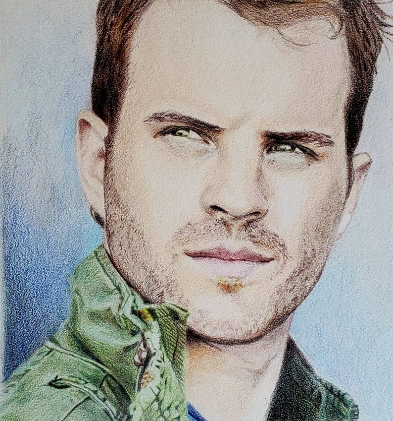 8"x10" Custom Graphite/colored Pencil Portrait, Hand Drawing From Photo ...