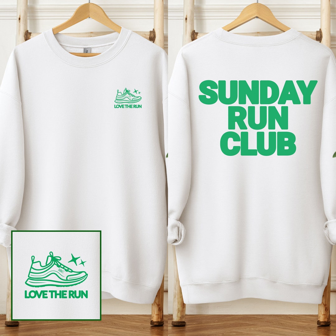 Sunday Run Club Sweatshirt Run Club Sweatshirt Running Sweatshirt ...