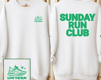 Sunday Running Club Hoodies Wellness Running Club Runner Joggers ...