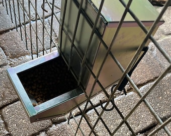Automatic Galvanized Dog Feeder - Etsy