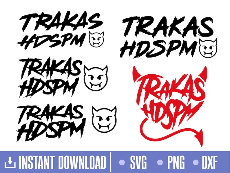 Trakas HDSPM Svg, Trakas Svg, Svg, Dxf, Cut Files for Cricut and ...