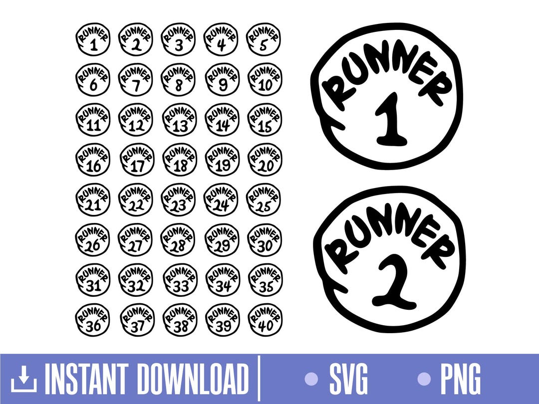 Runner 1 Svg, Runner 2 Svg, Things Layered, Svg, Cut Files for Cricut ...