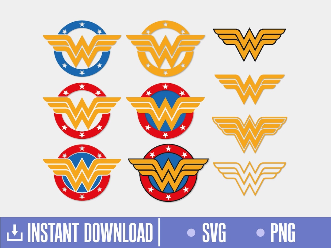 Wonder Svg, Woman Png, Cut Files for Cricut Svg, Png, Instant Download ...