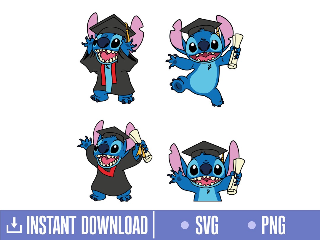 Stitch Svg, Graduation Svg, Senior Svg, Cut Files for Cricut, Svg, Png ...