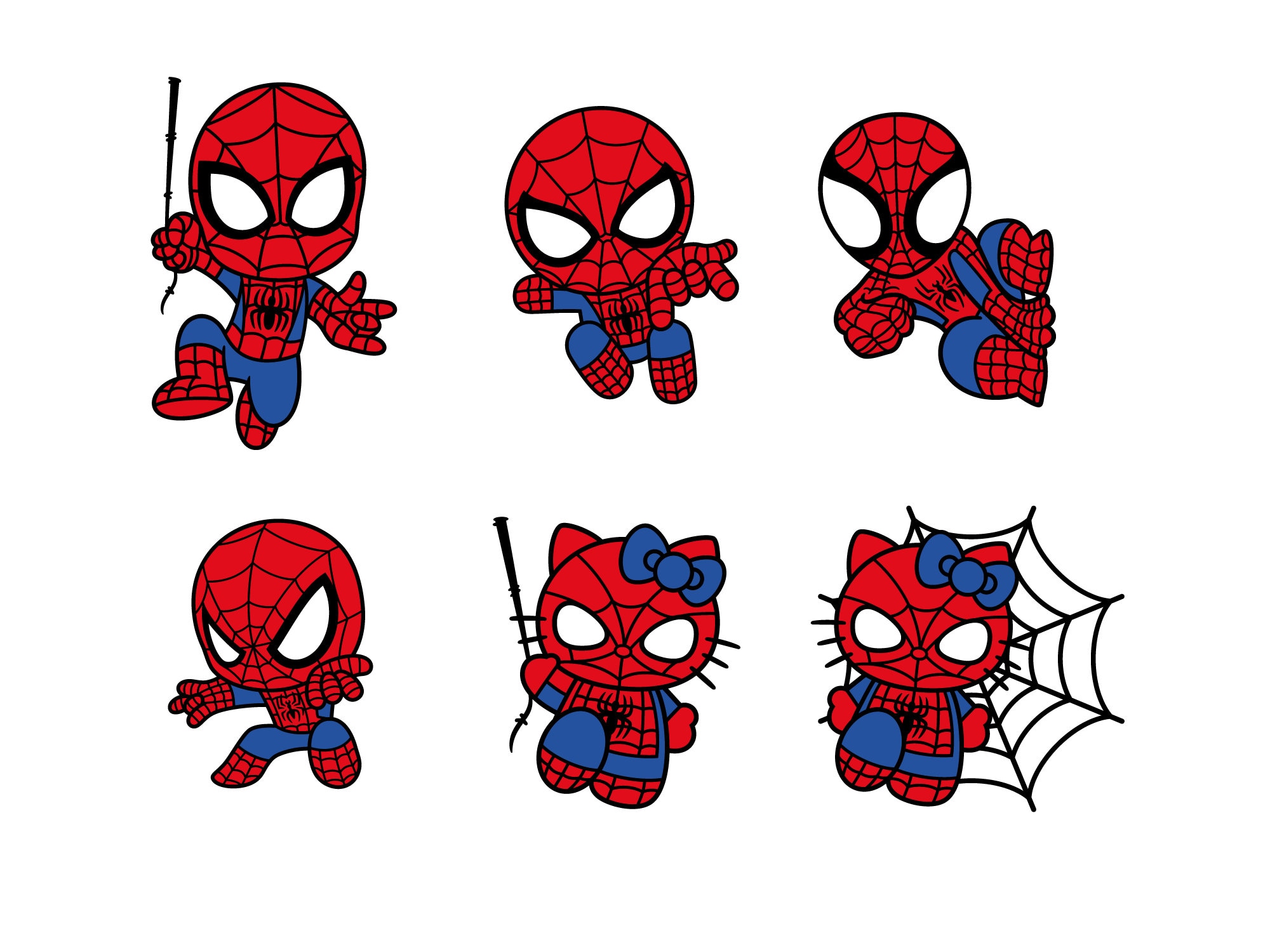 Spiderman Cute Svg, Spiderman Love SVG, Spider Ears Svg, Hero Svg, Png ...