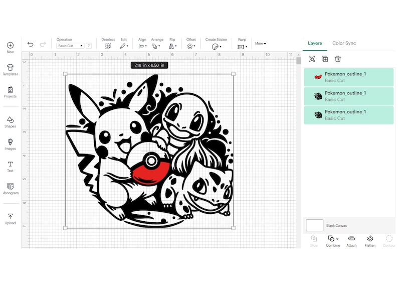 Poke Svg, Ball Svg, Pika Friends Svg, Characters SVG, Cut Files for ...