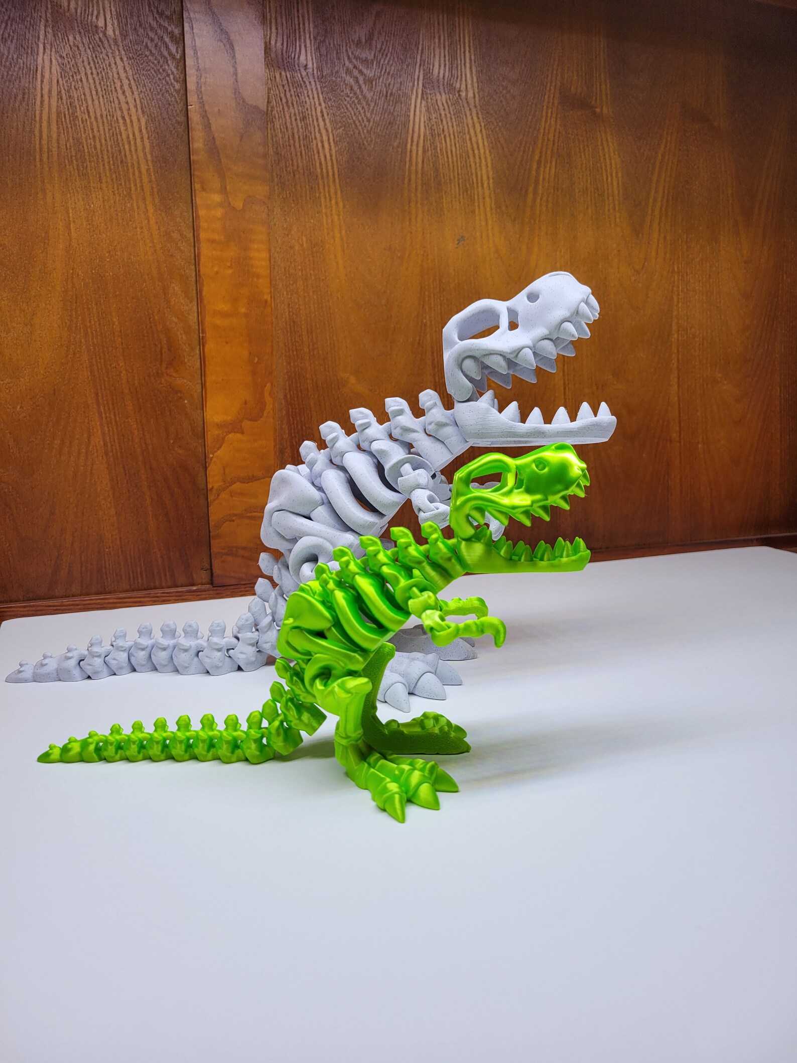 Flexi Skeleton T-rex, 3D Printed Articulated Toy, Dinosaur Kids Gift - Etsy