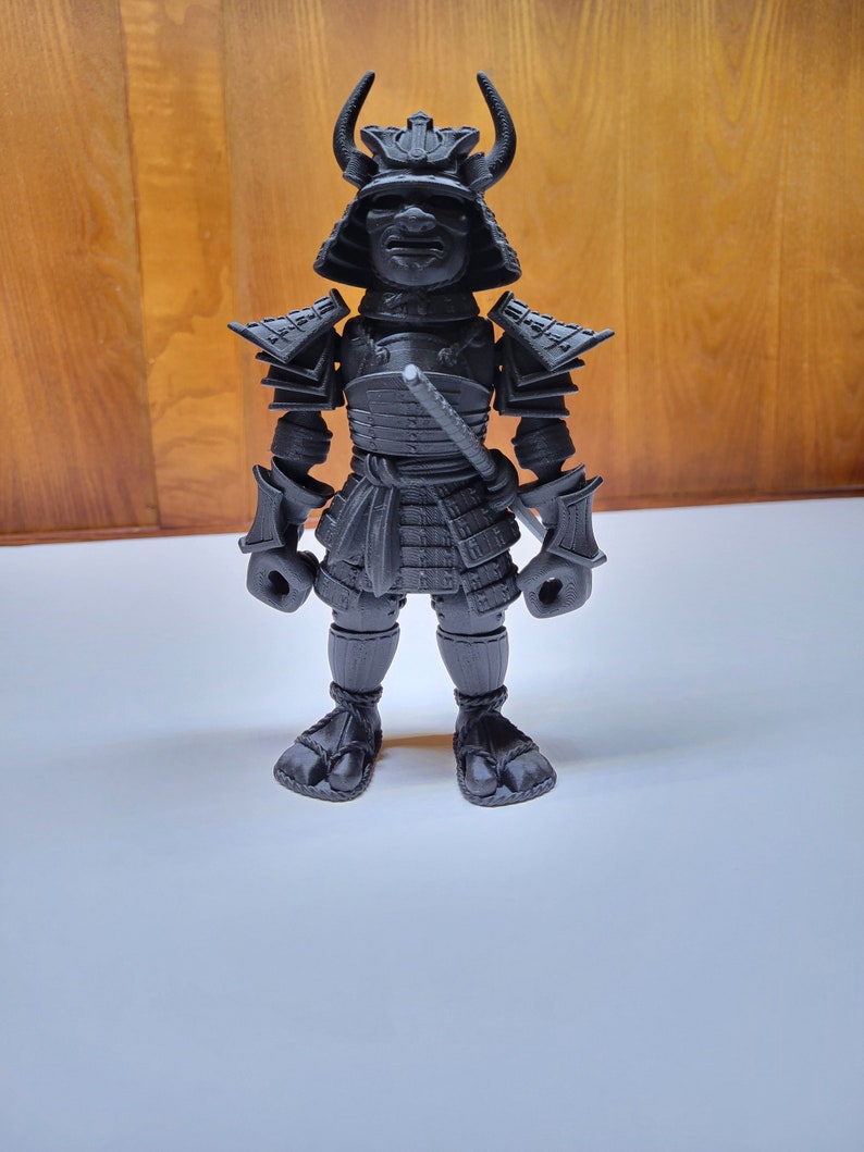 Flexi Samurai by Flexifactory, Desk Fidget Toy, 3D Printed Articulated ...
