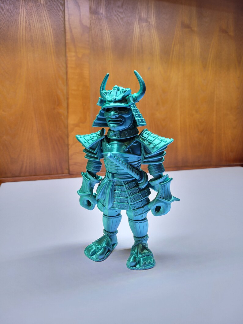 Flexi Samurai by Flexifactory, Desk Fidget Toy, 3D Printed Articulated ...