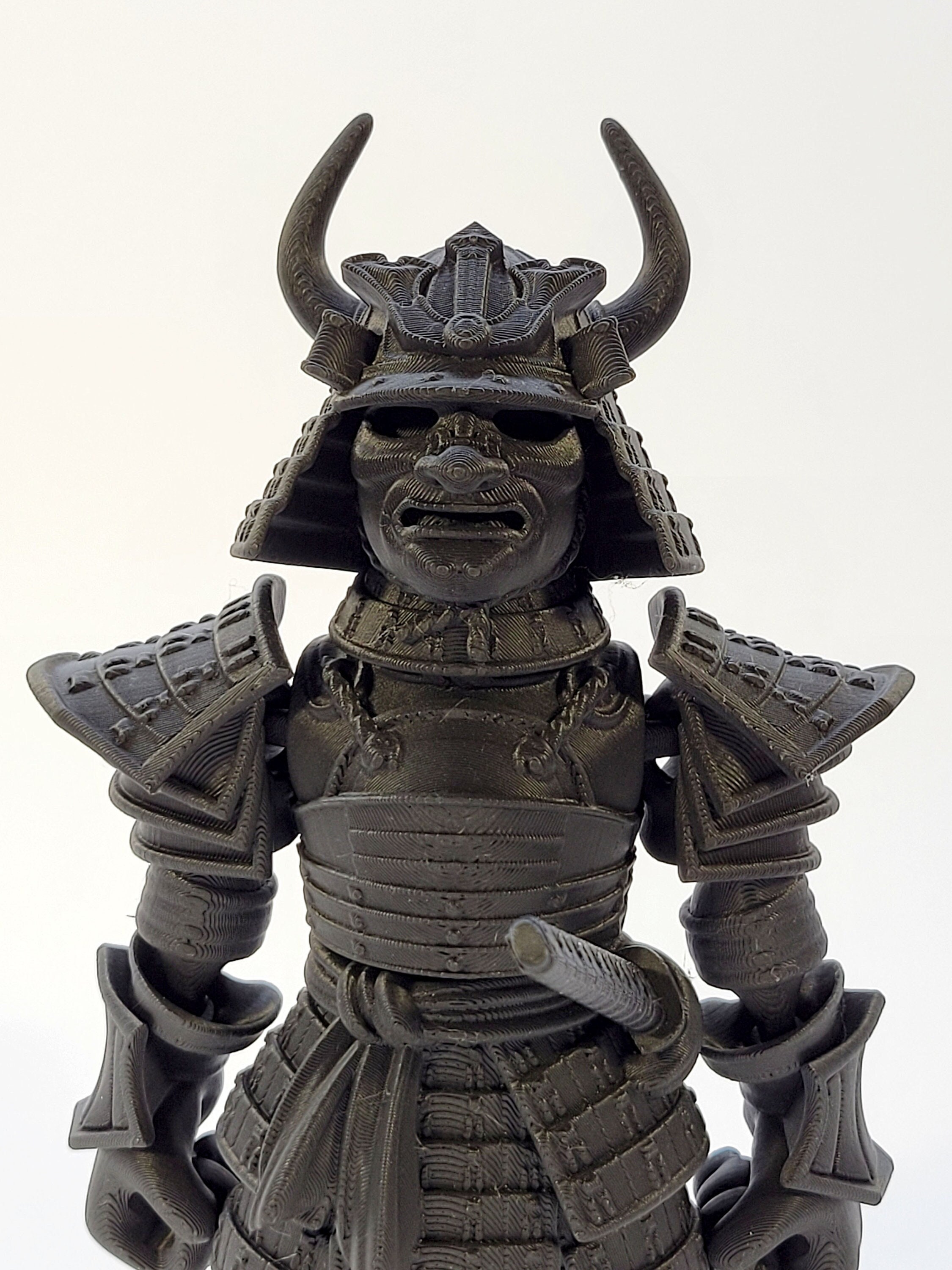 Flexi Samurai by Flexifactory, Desk Fidget Toy, 3D Printed Articulated ...