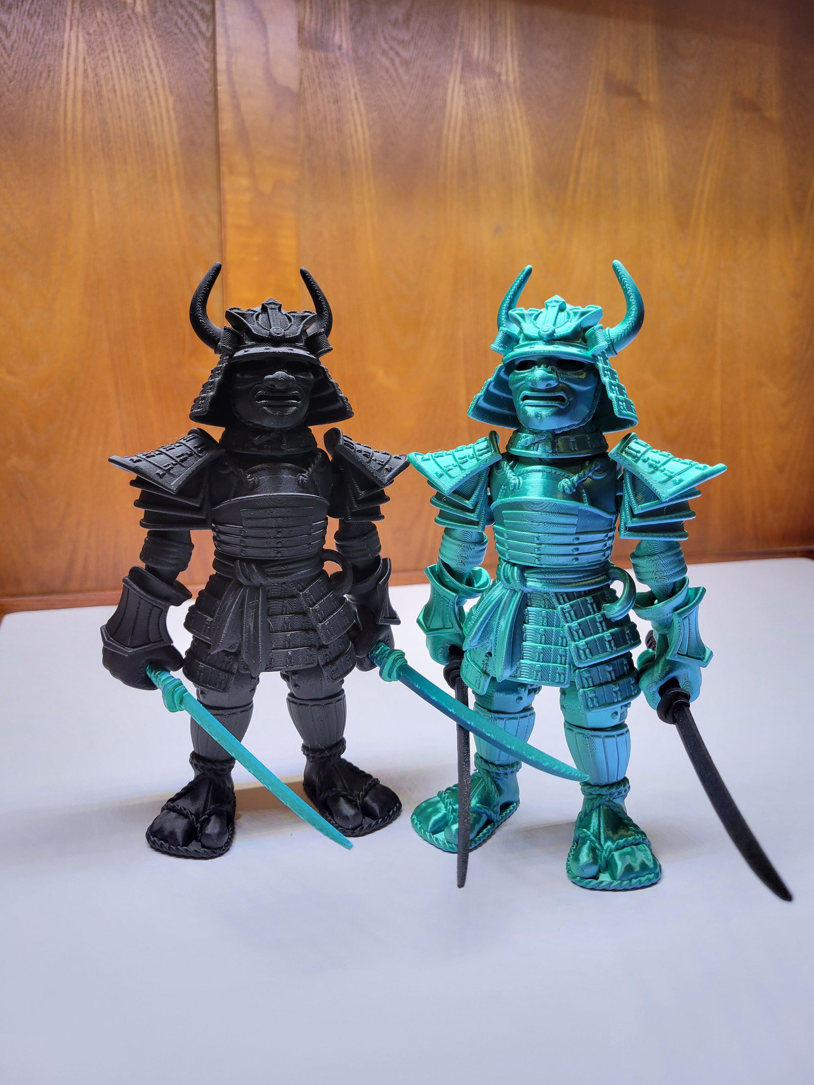 Flexi Samurai by Flexifactory, Desk Fidget Toy, 3D Printed Articulated ...