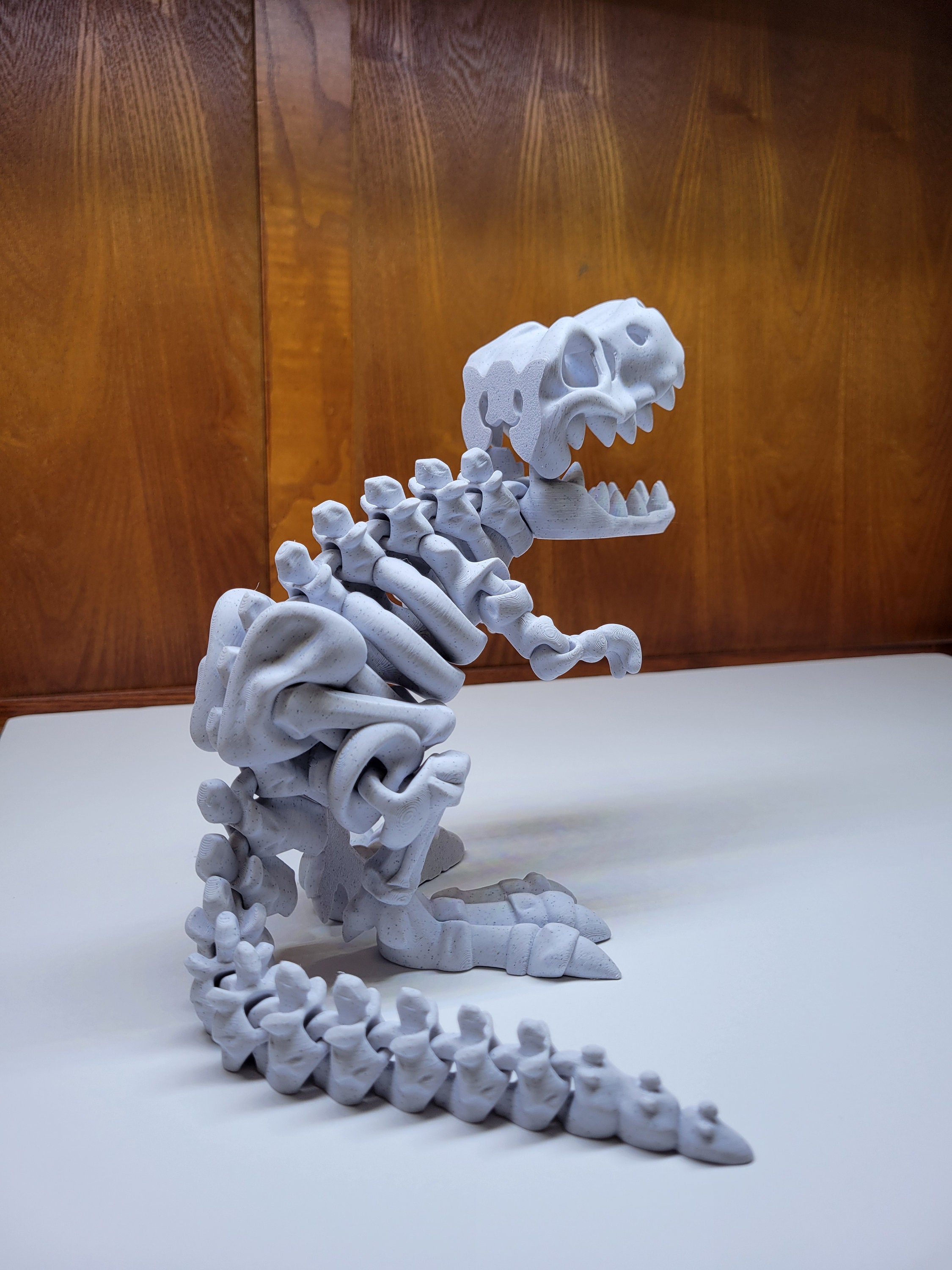 Flexi Skeleton T-rex, 3D Printed Articulated Toy, Dinosaur Kids Gift - Etsy