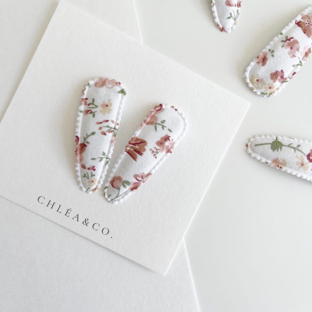 Hazel | Fabric Hair Clip | Baby Girl Hair Clip | Hair Bow | Baby Girl ...