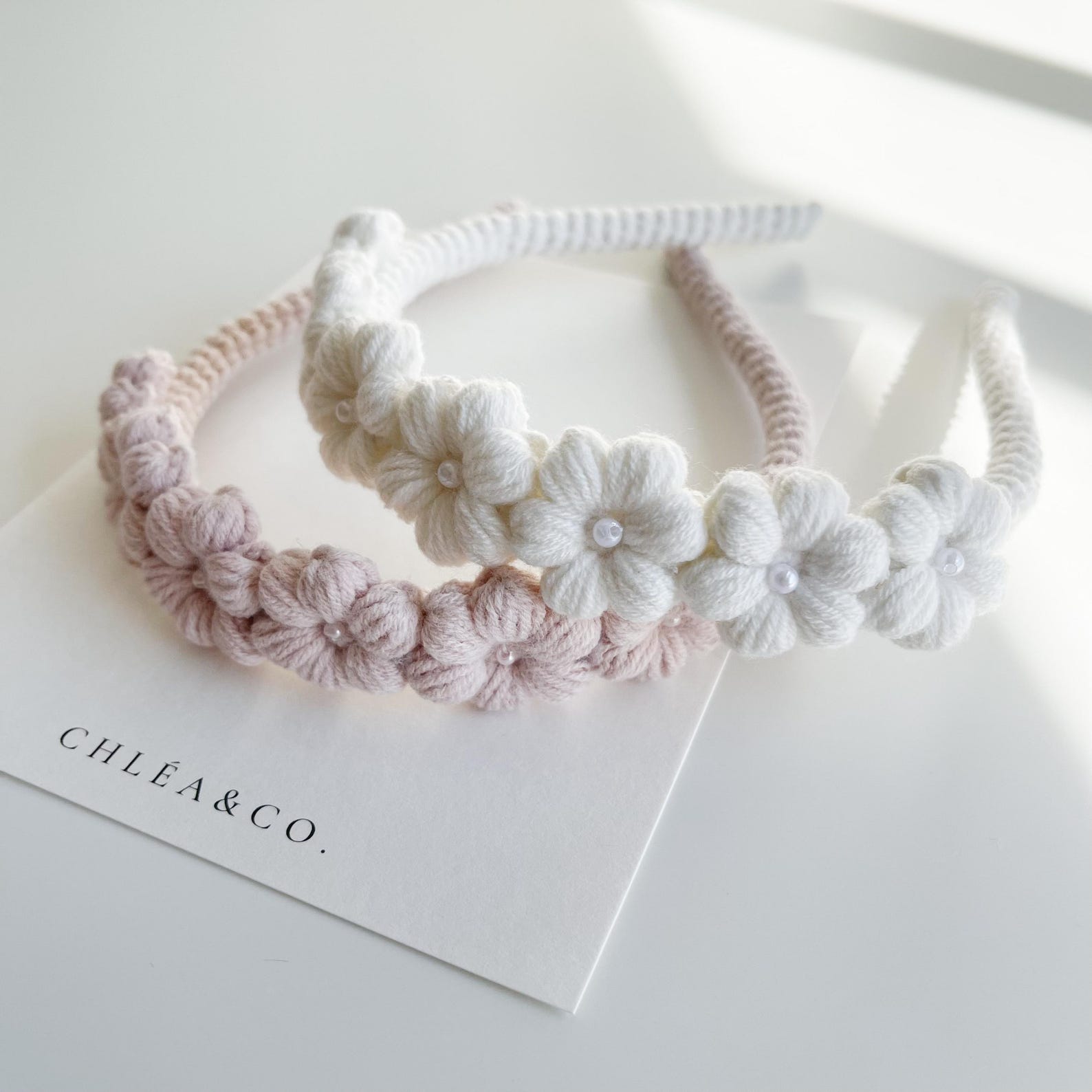 Periwinkle Crown Crochet Headband | Flower Girl Headband | Toddler ...