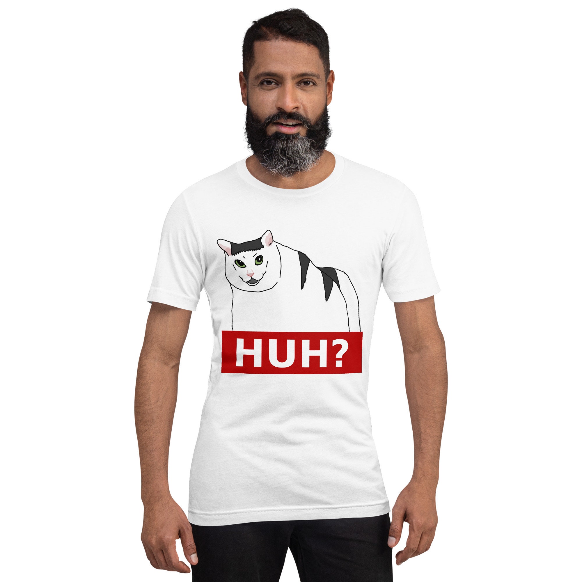 Huh Cat Meme Unisex T-shirt - Etsy