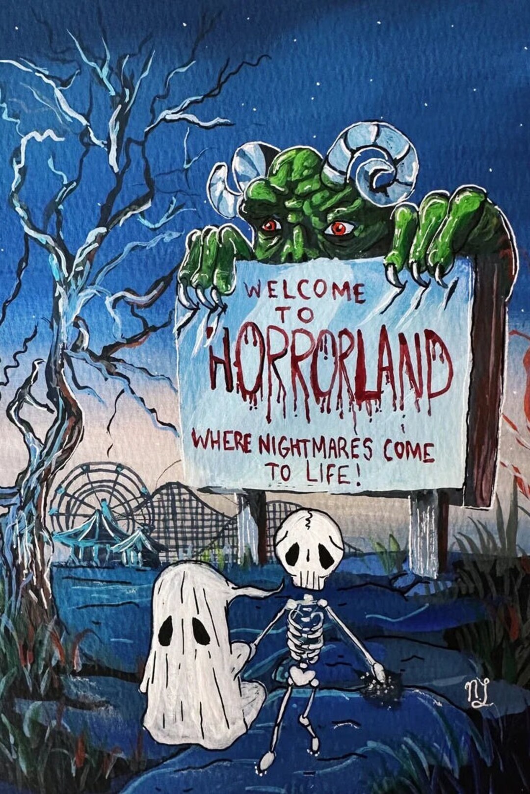 Goosebumps Print - Etsy