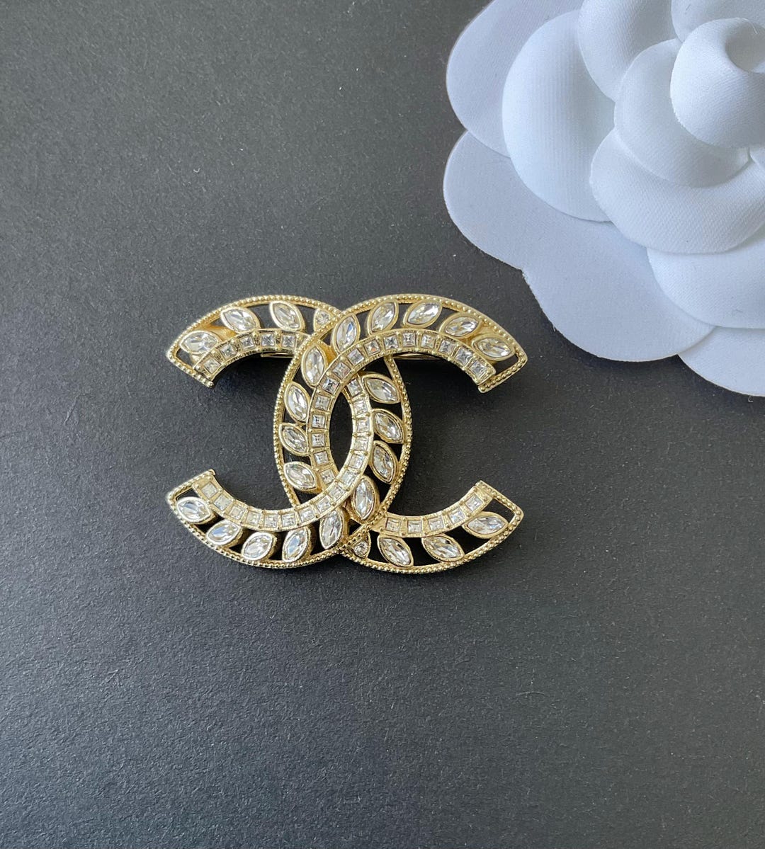 Unique Vintage Chanel Brooch - Etsy