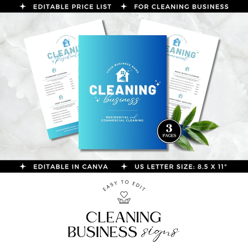 Cleaning Sign in Sheets - Etsy