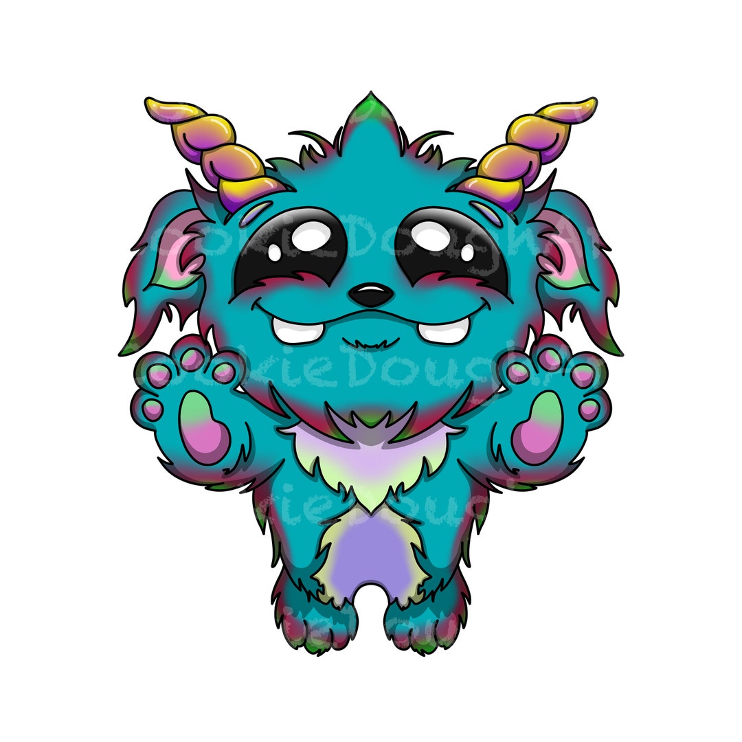 Furry Friends, Fuzzy Cartoon Creature, Cute Hairy Monster, PNG Clipart ...