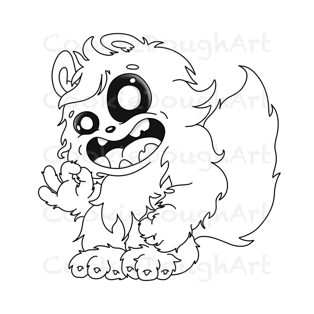 Furry Friends, Fuzzy Cartoon Creature, Cute Hairy Monster, PNG Clipart ...