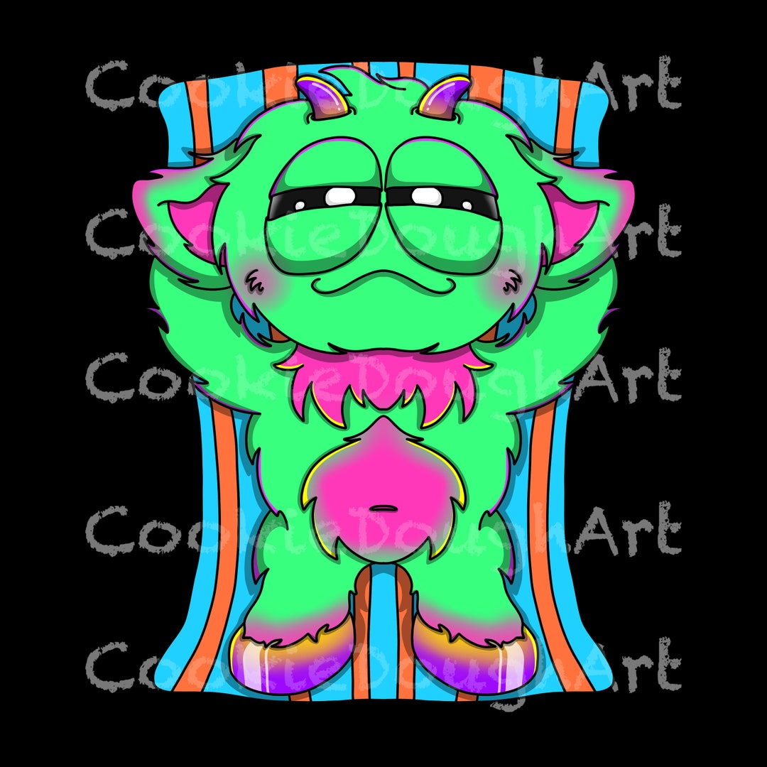 Furry Friends, Fuzzy Cartoon Creature, Cute Hairy Monster, PNG Clipart ...