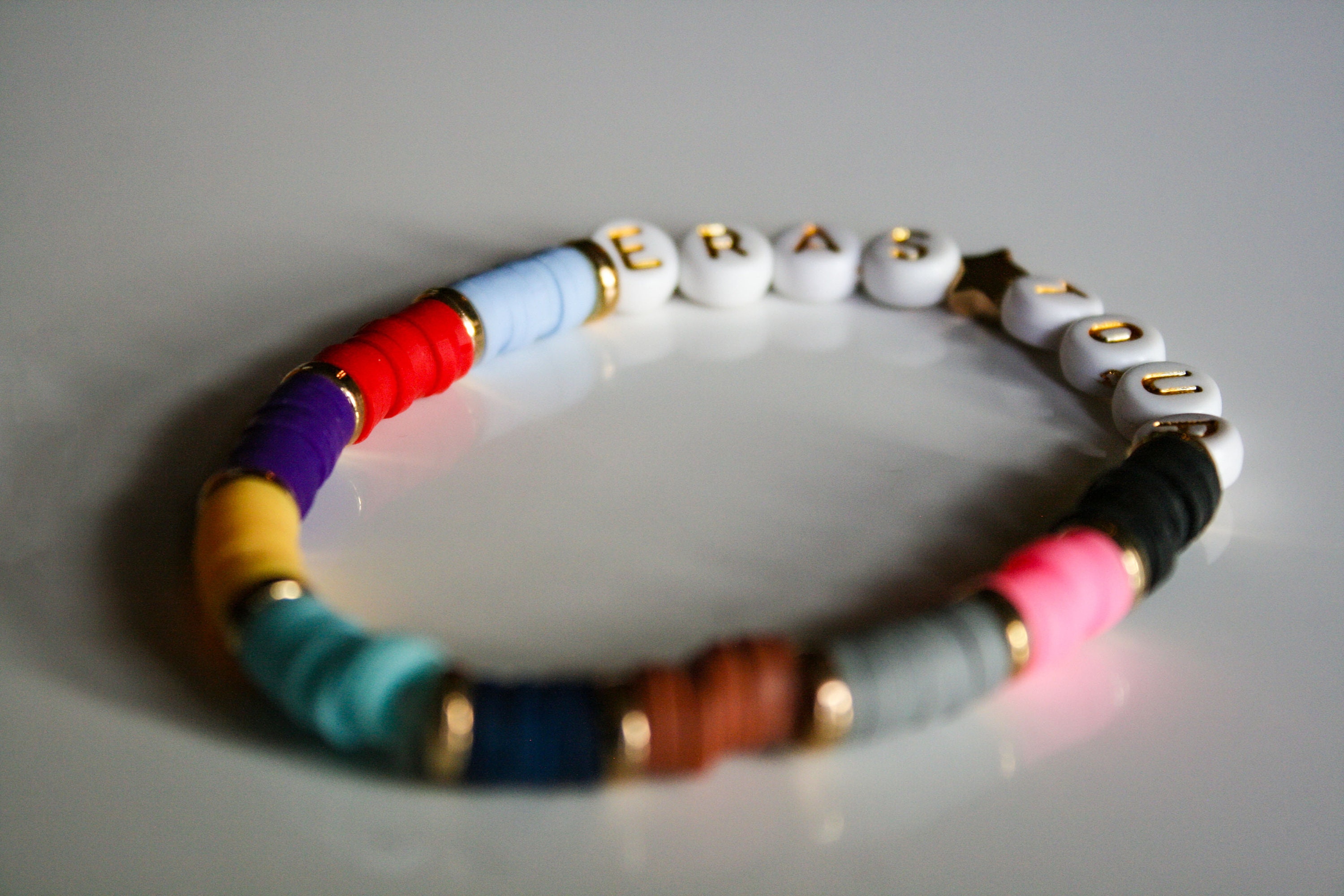 Eras Tour- Taylor Swift Clay Bead Bracelet - Etsy