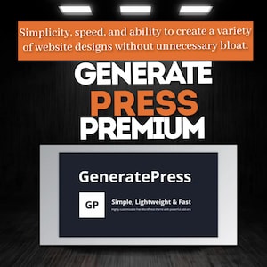 Generate Press Premium Wordpress Theme - Etsy