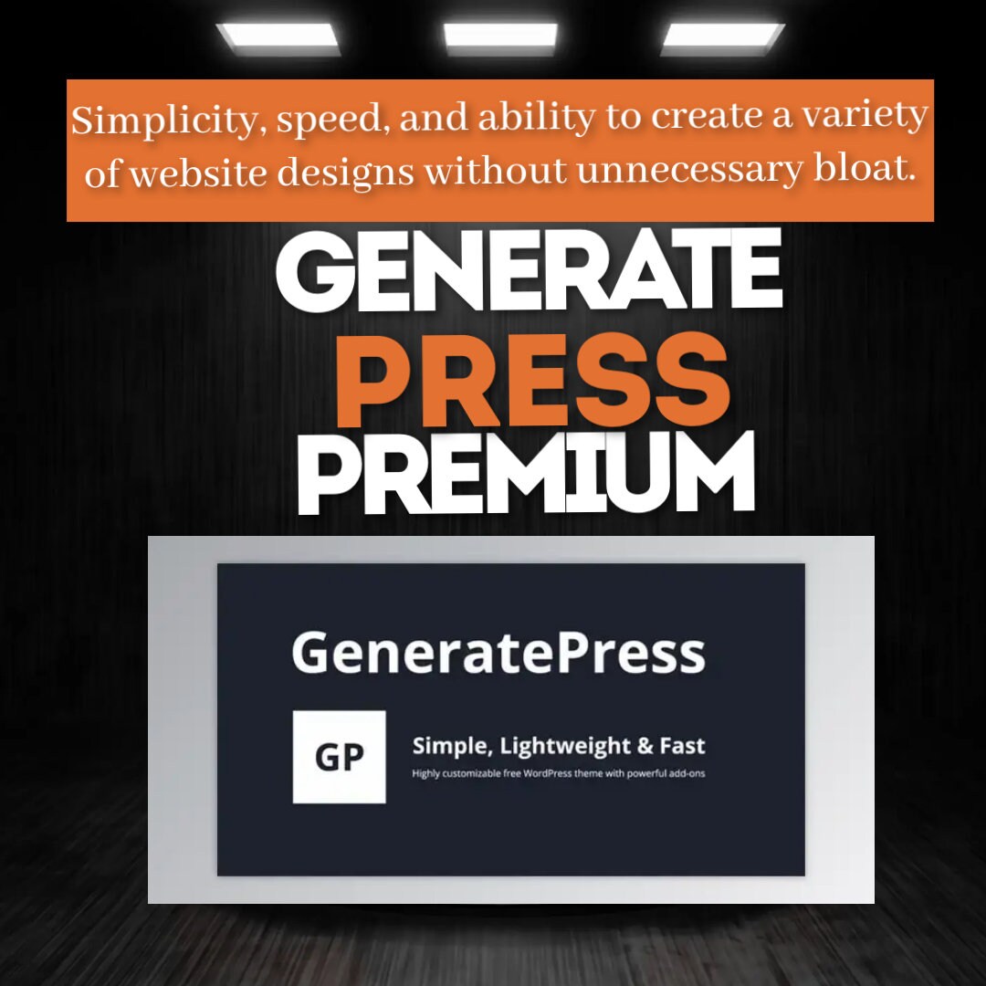 Generate Press Premium Wordpress Theme - Etsy