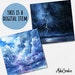 Watercolor Thunderstorm Clipart: Lightning Bolt Art, Commercial Use ...