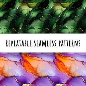 72 Alcohol Ink Digital Papers: Abstract Art Backgrounds (instant ...