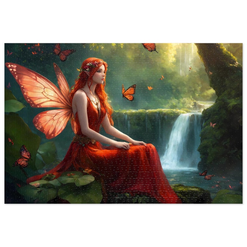 The Ruby Fairy Suna Fantasy Fairy Jigsaw Puzzle in 3 Sizes Jigsaw ...