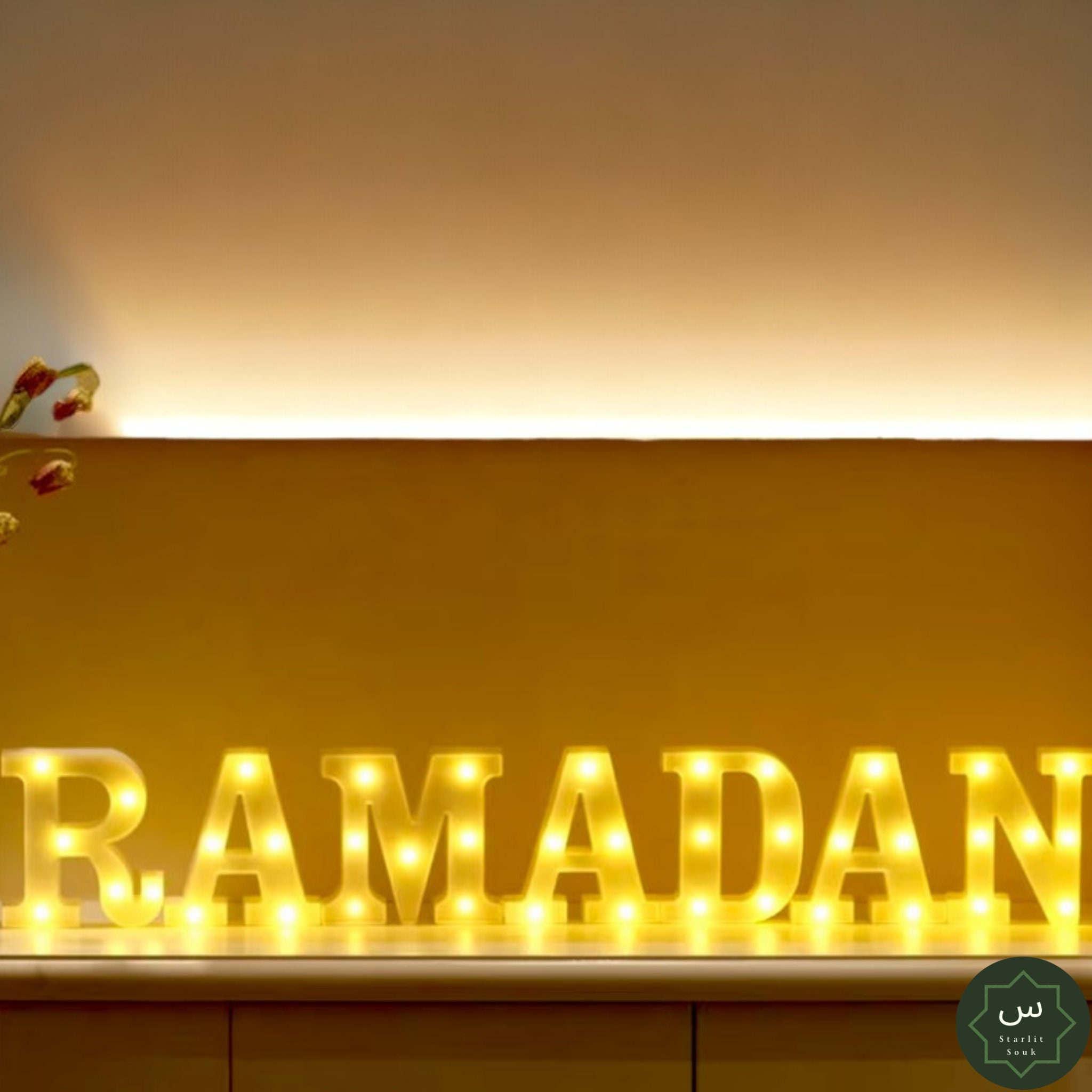 Eid Mubarak LED Lights, Ramadan Lights, LED Letter Lights, Freestanding ...