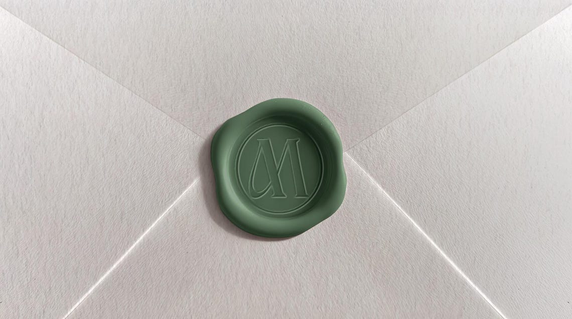 Wax Seal Mockup PSD: Editable Stamp, Invitation & Logo Branding - Etsy
