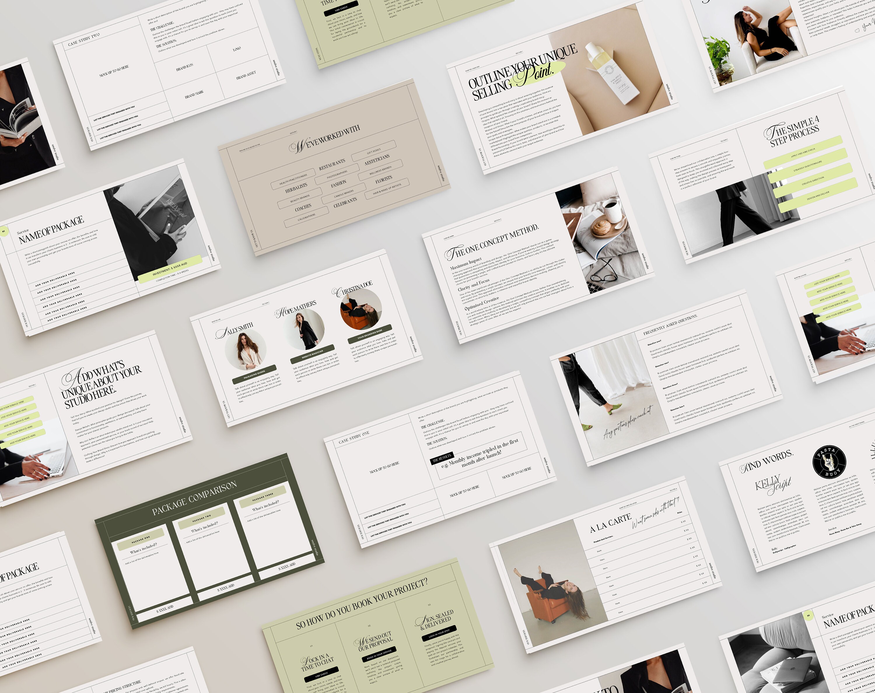 Service & Pricing Guide | Client Brochure Template | Portfolio | Case ...