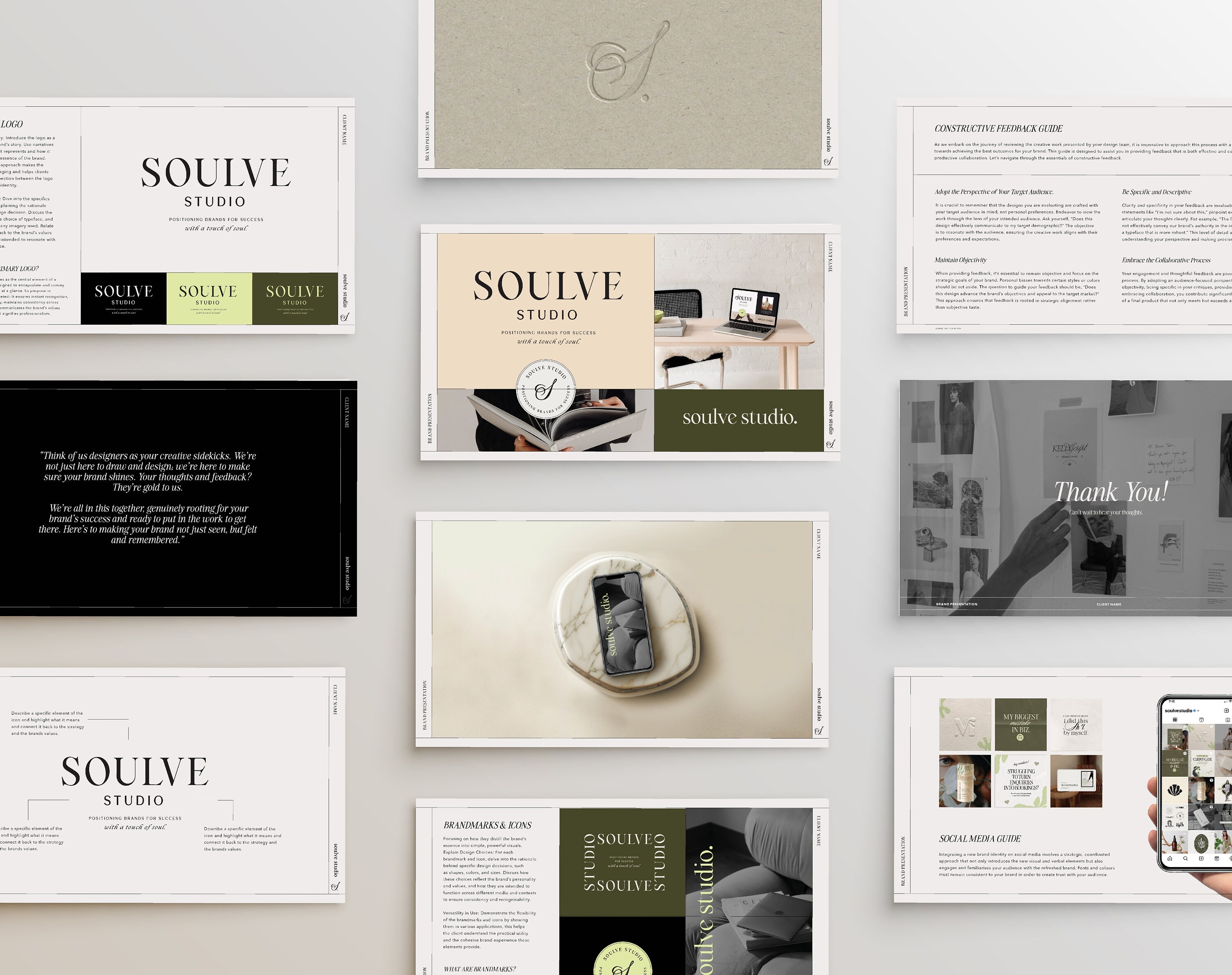 Brand Presentation Template | Brand Presentation | Logo Presentation ...